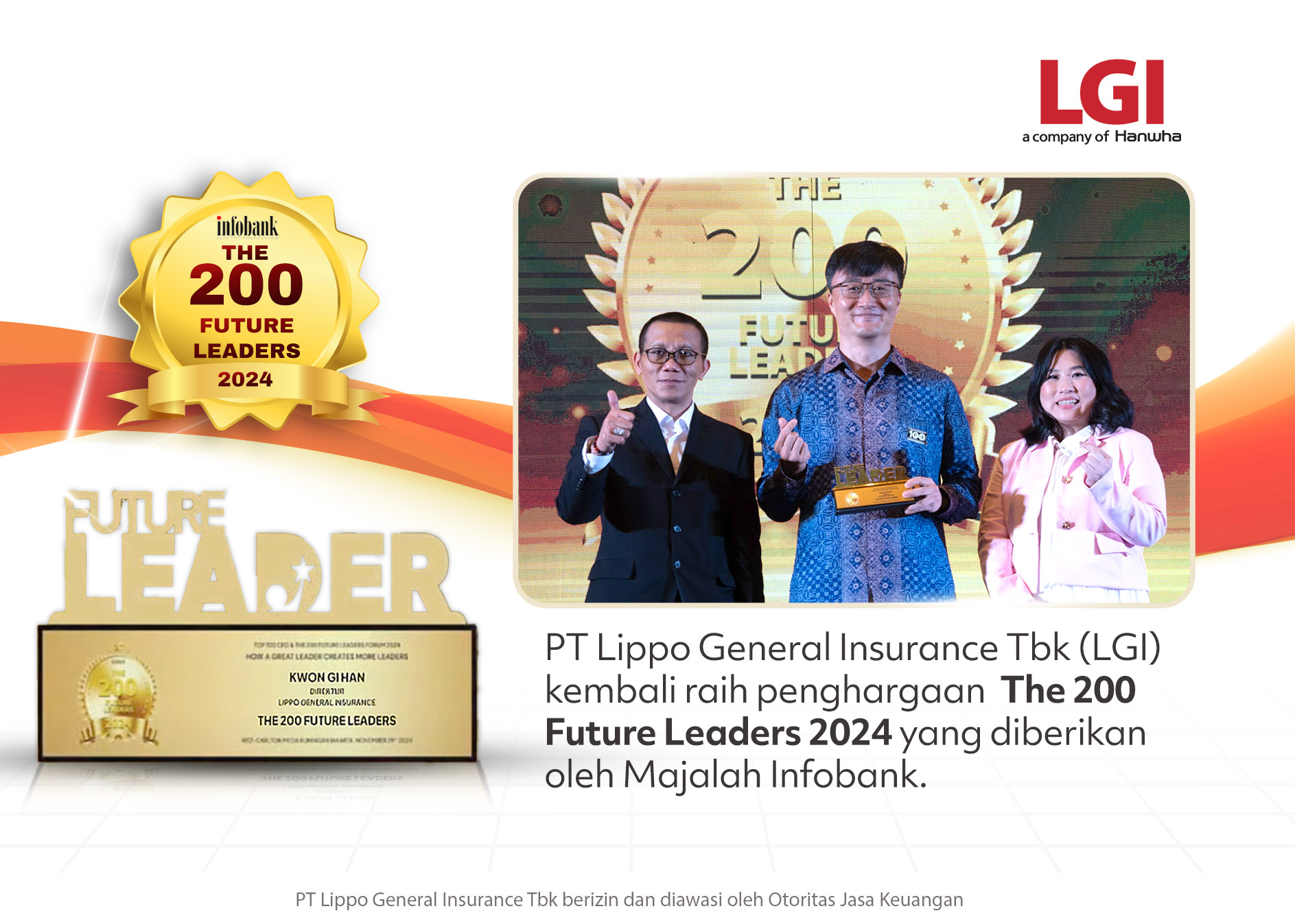 PT Lippo General Insurance Tbk Raih Penghargaan The 200 Future Leaders ...